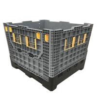 China 1200*1000mm Logistic Heavy Duty Collapsible Pallet Container with 1 Ton 4 Ton Capacity for sale