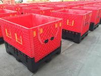 China Heavy Duty Bulk Container for Car Parts Packaging 1200*1000*975mm Dynamic Load 1000KG for sale