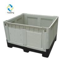 China 1200x1000 HDPE Plastic Pallet Box for Convenient Bulk Storage and Handling Solutions for sale