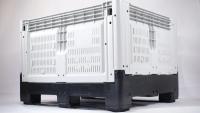China Collapsible Grid Plastic Pallet Box for Convenient Transportation and Storage for sale