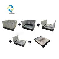 China Collapsible Grid Plastic Pallet Box for Convenient Transportation and Storage for sale