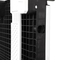 China Grey and Black Grid Ventilation Plastic Pallet Box 1T Dynamic Load for Vegetable Handling for sale