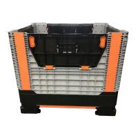 China Foldable Plastic Pallet Box for Auto Parts Storage 1200*1000*1050mm Collapsible for sale