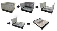 China Distribution with Large Collapsible Plastic Pallet Bin and Capacity Requirements for sale