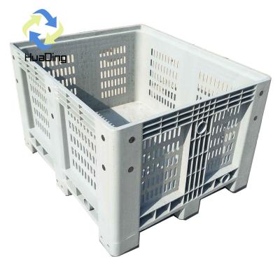 China Storage Solution HUADING Stackable Turnover Plastic Pallet Box for Industry Needs for sale