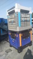 China Plastic Storage Pallet Box with Handles 1.2T Dynamic Load 4T Static Load Capacity for sale
