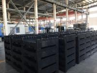 China Plastic Storage Pallet Box with Handles 1.2T Dynamic Load 4T Static Load Capacity for sale