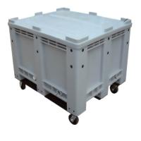 China 1T Dynamic Load Plastic Pallet Box with 820L High Capacity and 1200*1000*760mm Size for sale