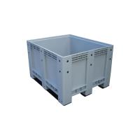China 1125x925x615mm HDPE Pallet Box for Storage Single Faced 4 Way Entry 100-400kg/Layer for sale