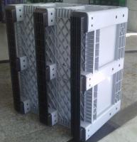 China 1125x925x615mm HDPE Pallet Box for Storage Single Faced 4 Way Entry 100-400kg/Layer for sale