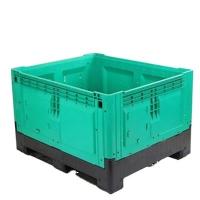 China HUADING Foldable Plastic Storage Bin Collapsible Pallet Box with Large Capacity of 1T for sale
