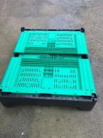 China HUADING Foldable Plastic Storage Bin Collapsible Pallet Box with Large Capacity of 1T for sale