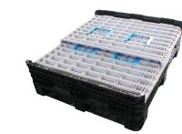China Foldable HDPE Pallet Box for Large Storage 1200x1000x350mm Container Specification for sale