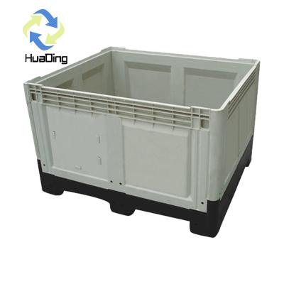 China HDPE/PP Virgin Heavy Duty Large Foldable Pallet Container for Space-saving Storage for sale