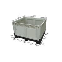 China HDPE/PP Virgin Heavy Duty Large Foldable Pallet Container for Space-saving Storage for sale
