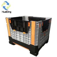 China Dynamic Load 1T Heavy Duty HDPE Lockable Pallet Box for Easy Handling and Durability for sale