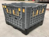 China Collapsible Pallet Container 1200*1000*1000 for Furniture Storage Heavy Duty Plastic Box for sale