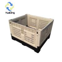 China HUADING Large Plastic Pallet Container with Collapsible Design and 4000KG Static Load for sale