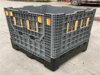 China 4000KG Static Load Capacity Foldable Plastic Pallet Containers for and Space- Storage for sale