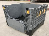 China 4000KG Static Load Capacity Foldable Plastic Pallet Containers for and Space- Storage for sale