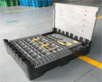China 4000KG Static Load Capacity Foldable Plastic Pallet Containers for and Space- Storage for sale