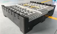 China 4000KG Static Load Capacity Foldable Plastic Pallet Containers for and Space- Storage for sale