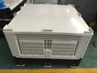 China Black Bottom and Gray Body Plastic Pallet Box for Cargo Storage Equipment Injection Molded for sale
