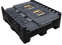 China Customizable Foldable Storage Container Static Load 4T Labeling Options on Request for sale