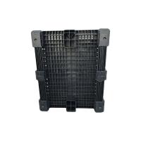 China Grid Ventilation Foldable Plastic Pallet Box for Vegetables and Fruits 700L Capacity for sale