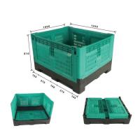 China Convenient Folding Plastic Pallet Box Bin for Fruit and Vegetable Industrial Furniture for sale