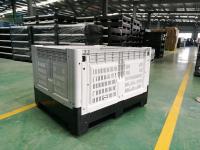 China Convenient Folding Plastic Pallet Box Bin for Fruit and Vegetable Industrial Furniture for sale