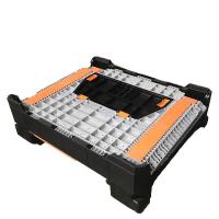China 1-4 Ton Capacity HDPE/PP Large Foldable Plastic Pallet and Storage Containers with Lid for sale
