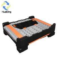 China 1-4 Ton Capacity HDPE/PP Large Foldable Plastic Pallet and Storage Containers with Lid for sale