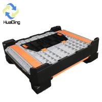 China 1-4 Ton Capacity HDPE/PP Large Foldable Plastic Pallet and Storage Containers with Lid for sale