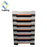 China 1T Dynamic Load PP Euro Size Foldable Plastic Box Pallet for Forklift in Colorful Box for sale