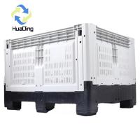 China Foldable Pallet Storage Containers for Warehouse Heavy Duty Scale and Dynamic Load 1T for sale