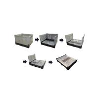 China Foldable Pallet Storage Containers for Warehouse Heavy Duty Scale and Dynamic Load 1T for sale