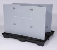 China Collapsible Pallet Box for Car Parts Packaging Grey or Blue Colour Options Recyclable for sale