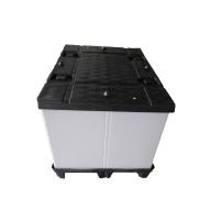 China Collapsible Automotive Battery Plastic Pallet Box for Stackable Storage and Transport for sale