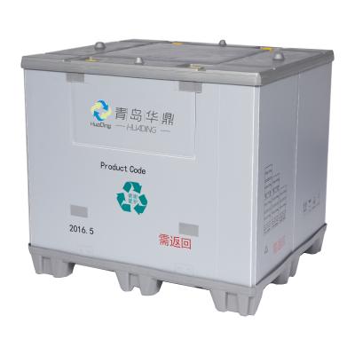 China Dynamic Load 1500 kg Collapsible Plastic Coaming Board Crate for Automotive Industry for sale