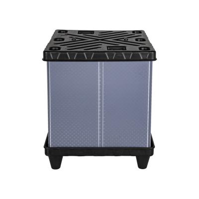 China Custom Heavy Duty Auto Pack Plastic Pallet Box for Cargo Storage Automotive Packaging for sale