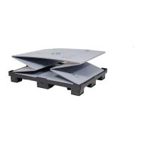 China Collapsible Advantage Customizable HDPE Foldable Storage Plastic Pallet Box for Auto Parts for sale