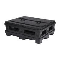 China Collapsible Advantage Customizable HDPE Foldable Storage Plastic Pallet Box for Auto Parts for sale