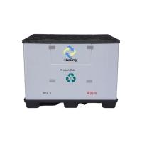 China Customized Plastic Injection Molding Foldable Pallet Box for Reusable Gaylord Box for sale