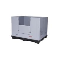 China Customized Plastic Injection Molding Foldable Pallet Box for Reusable Gaylord Box for sale