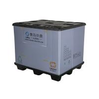 China Auto Parts Plastic Pallet Box with 4T Static Load and 1.2T Dynamic Load 1200x1000mm for sale