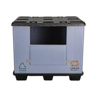 China Auto Parts Plastic Pallet Box with 4T Static Load and 1.2T Dynamic Load 1200x1000mm for sale