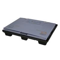 China Auto Parts Plastic Pallet Box with 4T Static Load and 1.2T Dynamic Load 1200x1000mm for sale