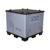 China Collapsible Custom HDPE Gaylord Box Pallet Solution for Automotive Battery Packaging for sale