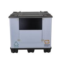 China Collapsible Custom HDPE Gaylord Box Pallet Solution for Automotive Battery Packaging for sale